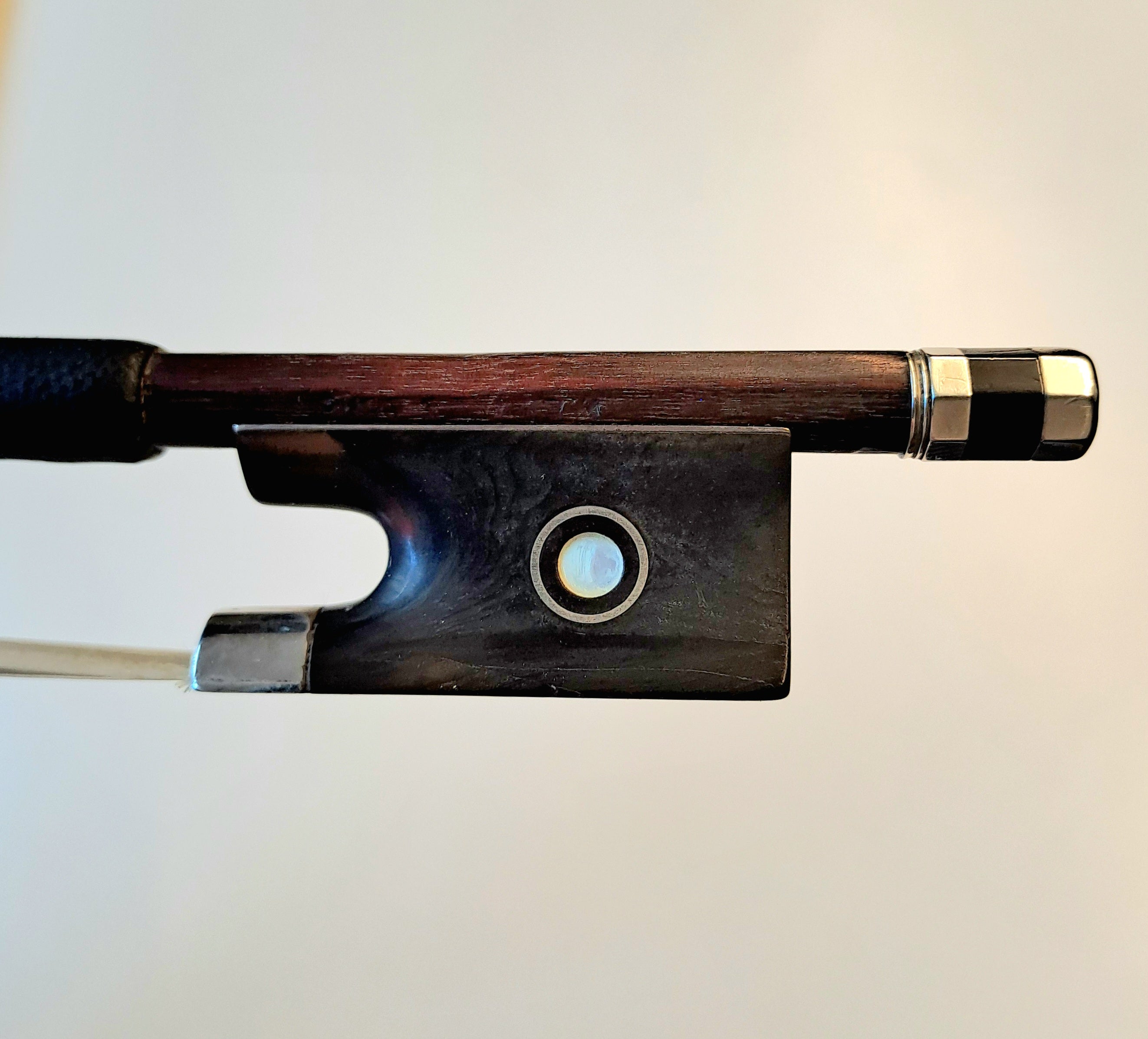 A Silver and Tortoiseshell-Mounted English Violin Bow by W.E. Hill & S – John Patrick Egan
