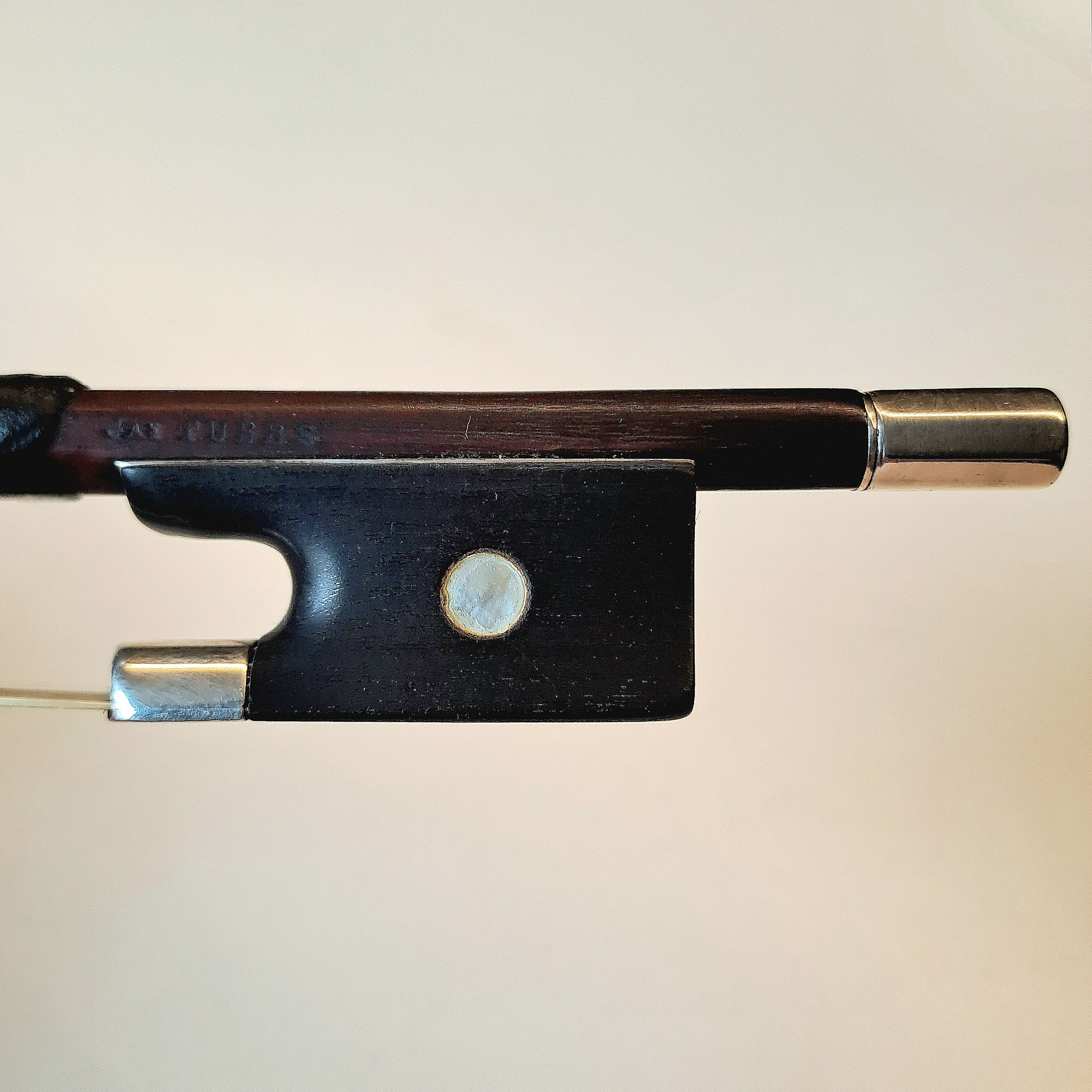 A Fine Silver-Mounted English Violin Bow by James Tubbs, circa 1890 ...